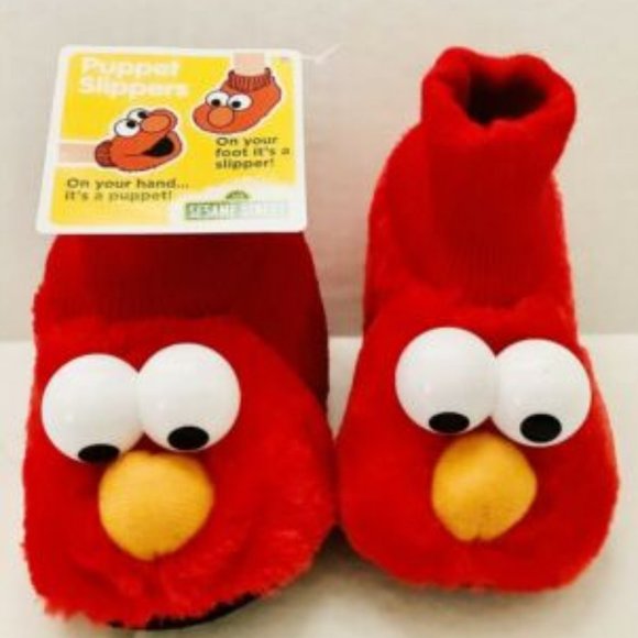 Sesame Street | Other | Newelmo Sesame Street Sock Top Puppet Slippers ...